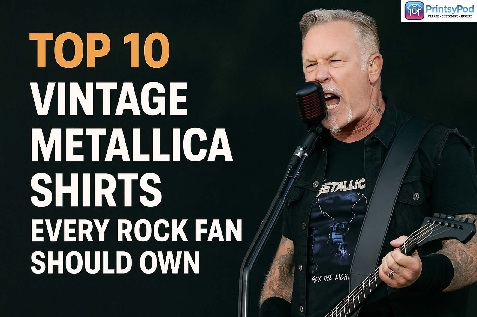 Top 10 Vintage Metallica Shirts Every Rock Fan Should Own - Printsypod